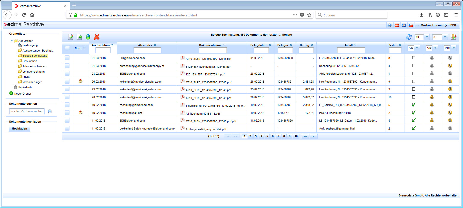 Optimierung der Buchhaltung - eurodata GmbH Österreich